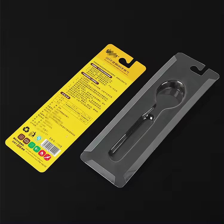 Customized design shape transparent slide blister packaging