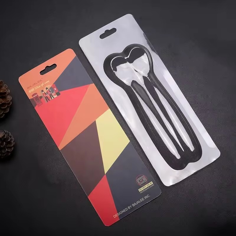 Free design of transparent slide blister packaging