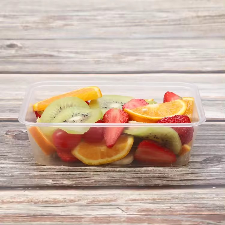 Disposable plastic single cell food container